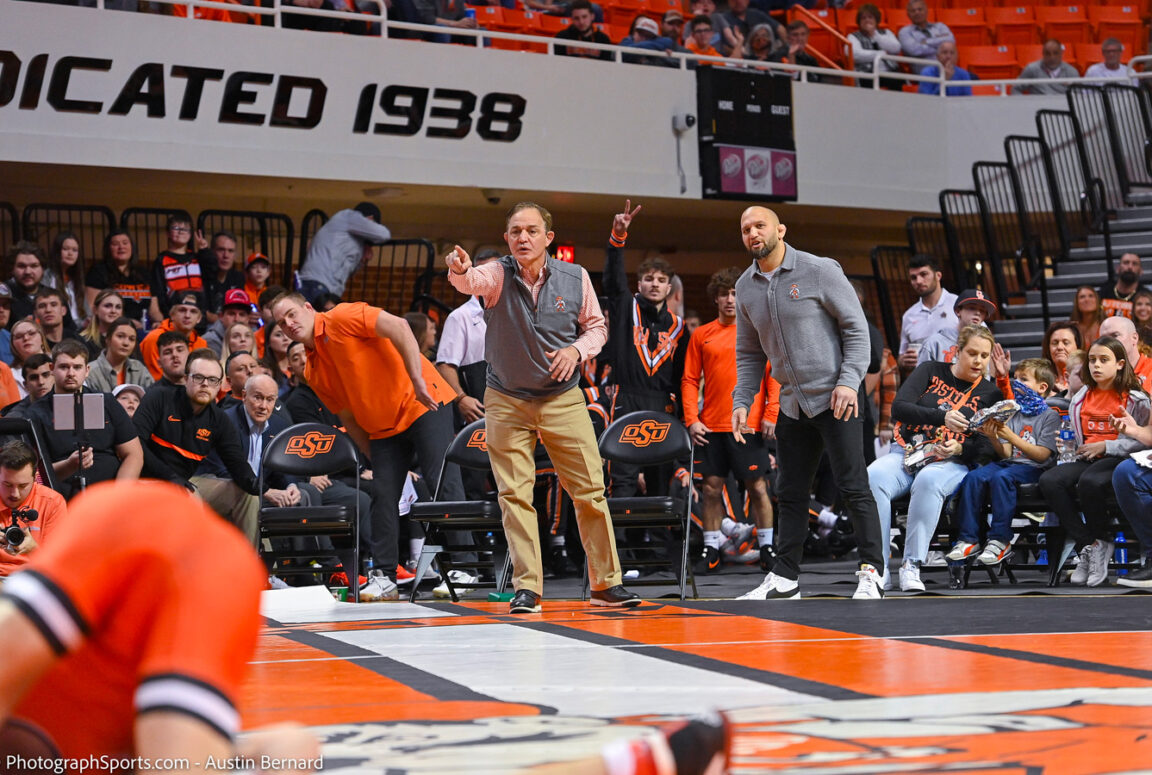 David Taylor, head coach of Oklahoma State wrestling - Oklahoma Wrestling