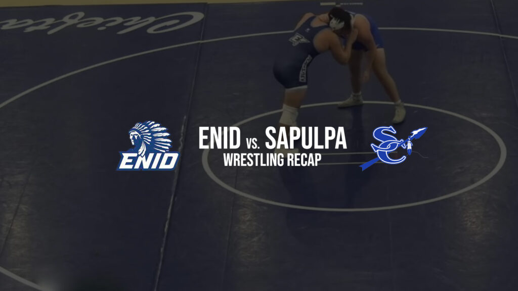 Enid High Wins Close Match Against Sapulpa - Oklahoma Wrestling