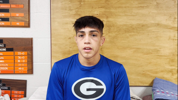 Eli Kirk(Guthrie) After 126 LB Cushing Tournament Title - Owrestle