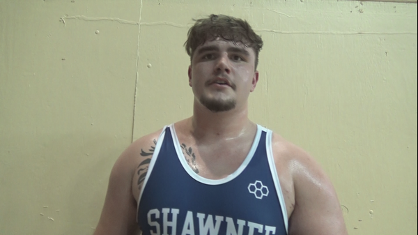 Logan Cash(Shawnee)-5A HWT After First Round Win at 2023 State ...