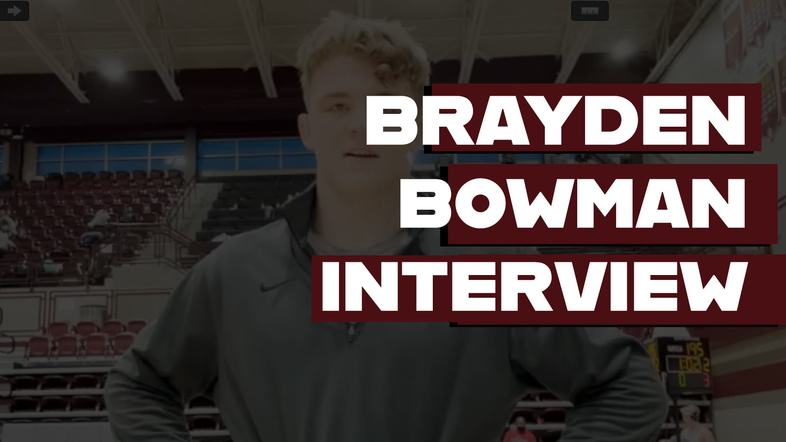 Interview: Brayden Bowman - Oklahoma Wrestling