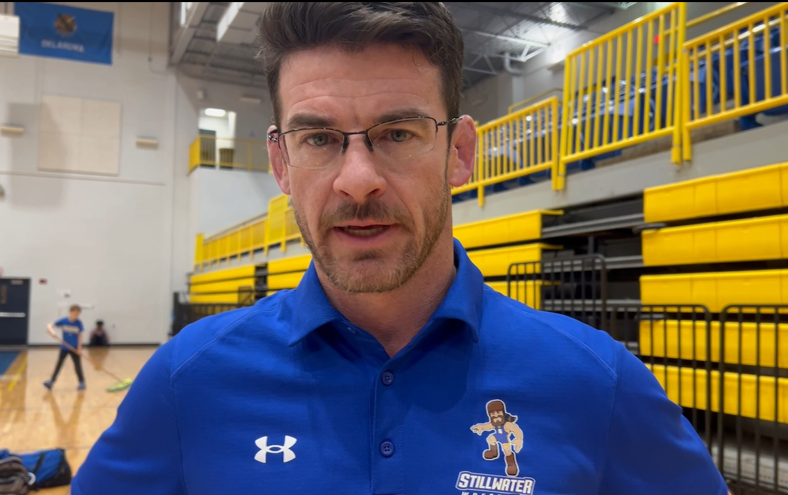 Ethan Kyle after Stillwater/Bixby Dual - Oklahoma Wrestling