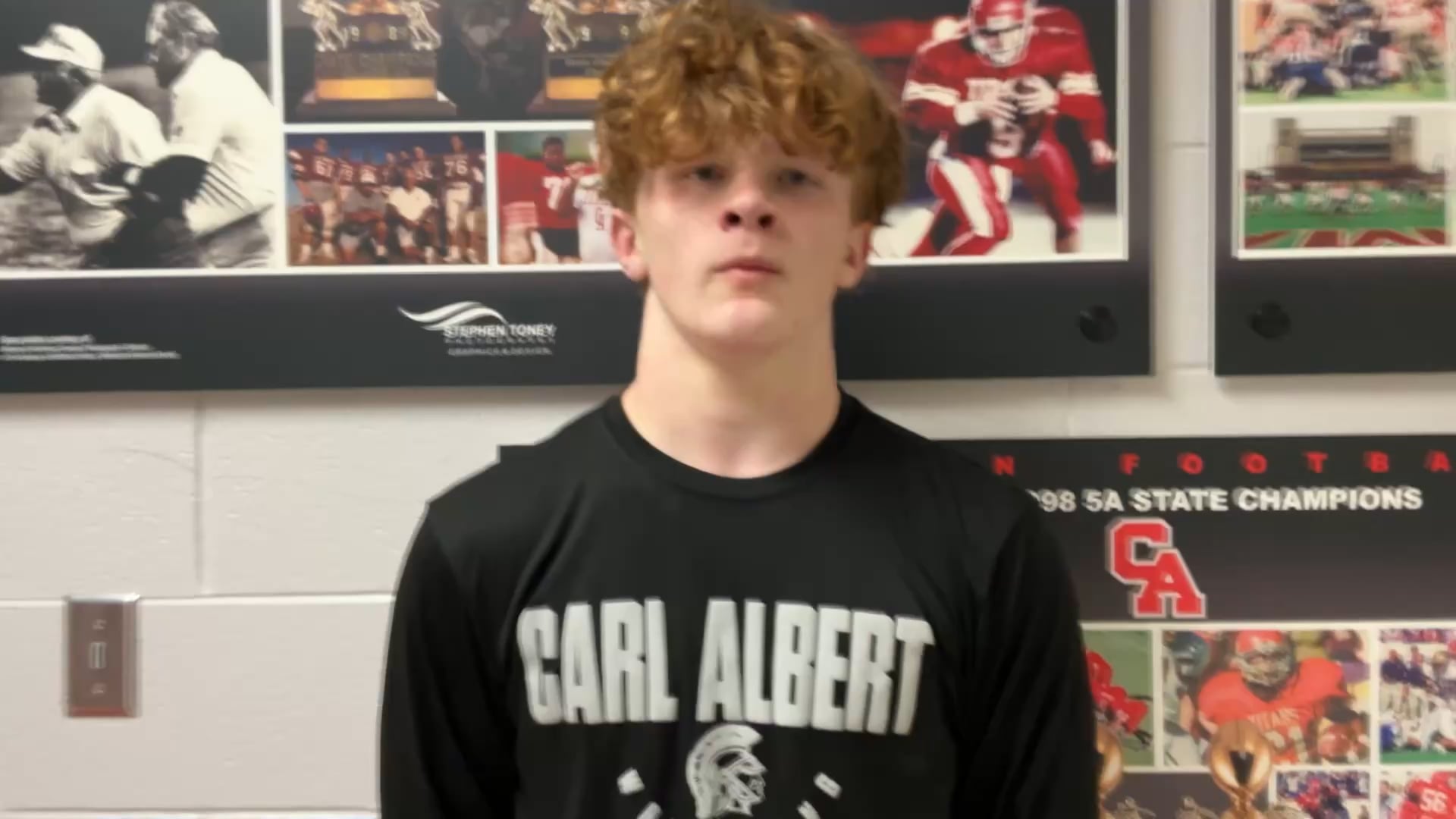 Carsten Cagle (Carl Albert-132) Malcolm Wade Invitational Tournament at ...